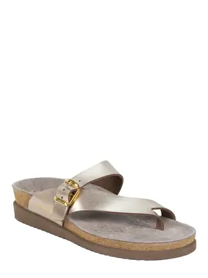 Mephisto Mephisto Helen Toe-Loop Sandal Platinum Star Leather