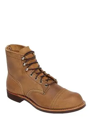 Red Wing Iron Ranger Cap Toe Boot Brown Leather