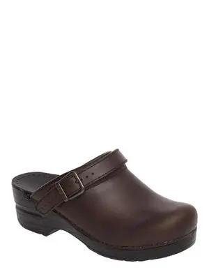 Dansko Ingrid Clog - Antique Brown Leather