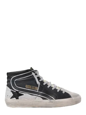 GOLDEN GOOSE Slide High-Top Sneaker Black/ Ice