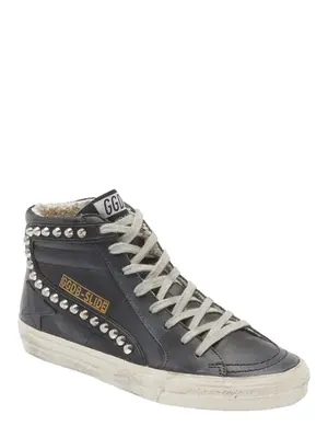 GOLDEN GOOSE Slide High-Top Sneaker Black