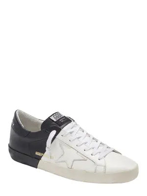GOLDEN GOOSE Super-Star Low-Top Sneaker White/ Black