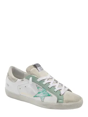 GOLDEN GOOSE Super-Star Low-Top Sneaker White Leather