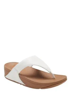 Fitflop Lulu Flip-Flop White Fabric