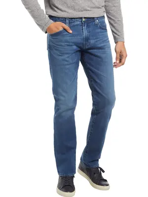 Ag Slim Straight Leg Jeans 10 Years Riant