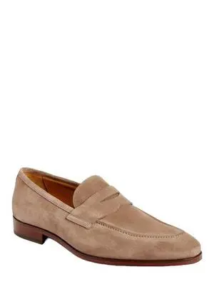 To Boot New York Tesoro Penny Loafer - Taupe Suede