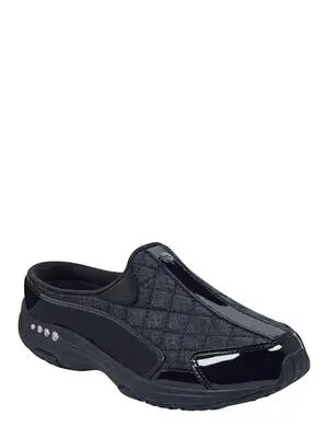 Easy Spirit Traveltime Clog - Black Patent Leather