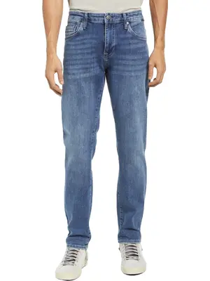 MAVI Jake Slim Fit Jeans Mid Brushed Williamsburg