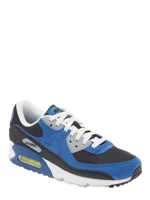 Nike Air Max 90 Sneakers Black/ Atlantic Blue/ Yellow