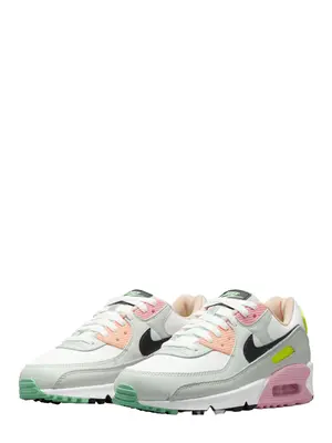 Nike Air Max 90 Sneakers White/ Black/ Volt/ Green Glow