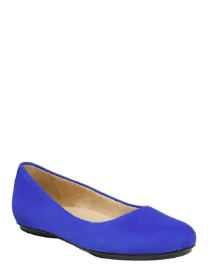 Naturalizer True Colors Maxwell Flat Harbor Blue Leather