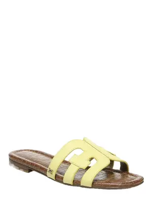 Sam Edelman Sam Edelman Bay Cutout Slide Sandal Canary Yellow