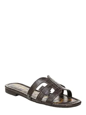 Sam Edelman Sam Edelman Bay Cutout Slide Sandal Dark Mahogany