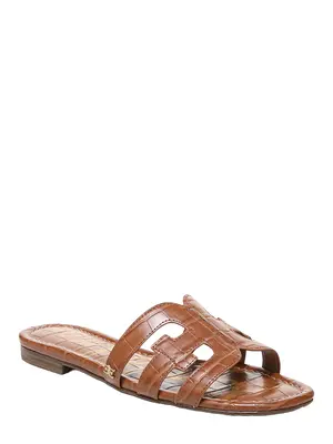 Sam Edelman Sam Edelman Bay Cutout Slide Sandal Dark Mocha