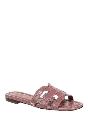 Sam Edelman Bay Cutout Slide Sandal - Dark Winter Mauve