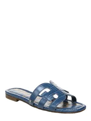 Sam Edelman Sam Edelman Bay Cutout Slide Sandal Deep Caspian Blue