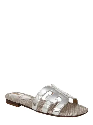 Sam Edelman Sam Edelman Bay Cutout Slide Sandal Silver