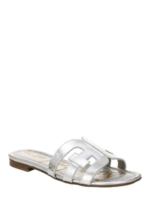 Sam Edelman Sam Edelman Bay Cutout Slide Sandal Soft Silver