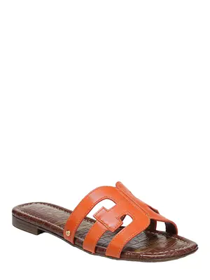 Sam Edelman Sam Edelman Bay Cutout Slide Sandal Tangelo Leather