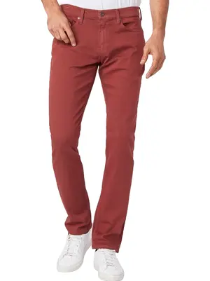 Paige TRANSCEND Federal Slim Straight Leg Jeans Auburn Dusk