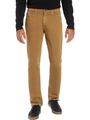 Paige TRANSCEND Federal Slim Straight Leg Jeans Laurel Tan