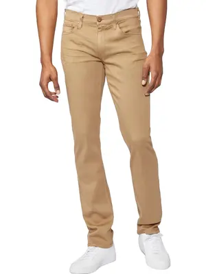 Paige TRANSCEND Federal Slim Straight Leg Jeans Sandy Fog