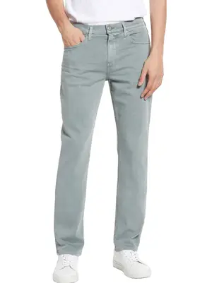 Paige TRANSCEND Federal Slim Straight Leg Jeans Vintage Muted Emerald
