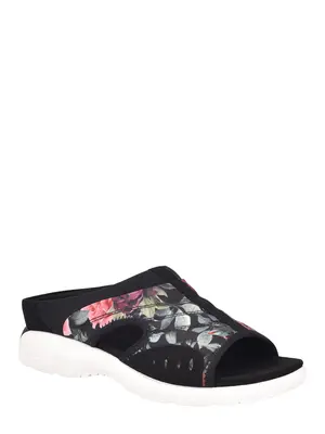 Easy Spirit Easy Spirit Traciee Sandal Black Fabric