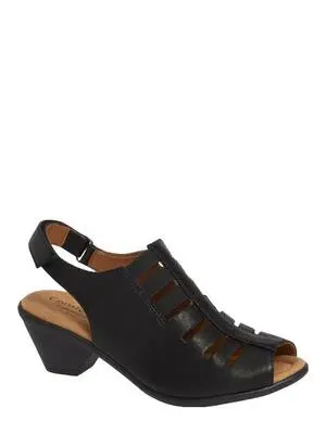 COMFORTIVA Comfortiva Faye Sandals Black Leather