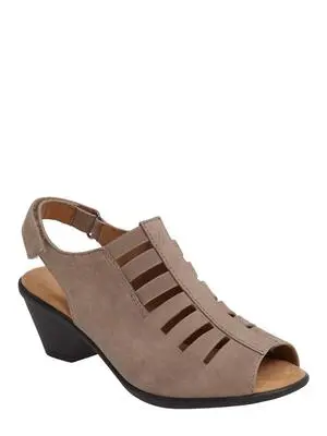 COMFORTIVA Comfortiva Faye Sandals Grey Nubuck Leather