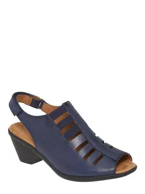 COMFORTIVA Comfortiva Faye Sandals Peacoat Navy Leather