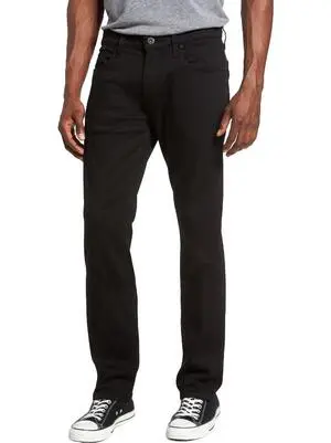 Paige PAIGE Federal Slim Straight Leg Jeans Black Shadow