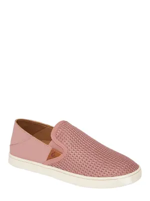 Olukai OluKai Pehuea Slip-On Sneaker Ash Rose Fabric