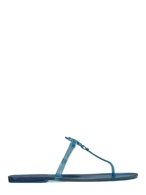 Tory Burch Tory Burch Mini Miller Jelly Thong Sandal Dark Blue Azure