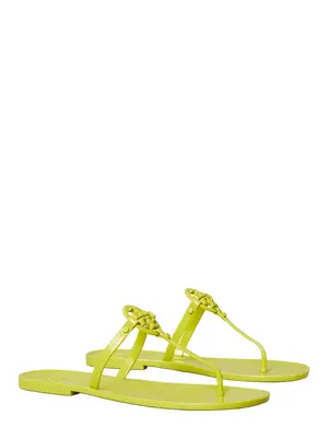 Tory Burch Tory Burch Mini Miller Jelly Thong Sandal Leaf Green
