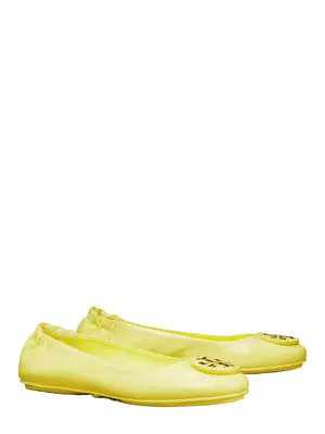Tory Burch Tory Burch Minnie Travel Ballet Flat Blazing Yellow