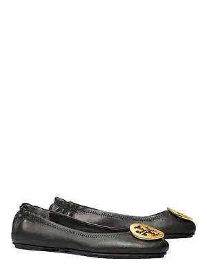 Tory Burch Minnie Travel Ballet Flat - Perfect Black/gold