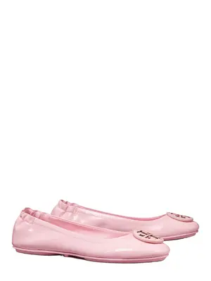 Tory Burch Tory Burch Minnie Travel Ballet Flat Petunia