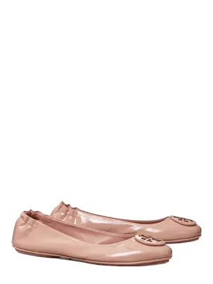 Tory Burch Tory Burch Minnie Travel Ballet Flat Vintage Mauve
