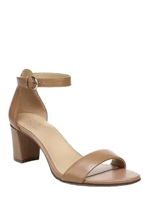 Naturalizer True Colors Vera Ankle Strap Sandal - Cafe Leather