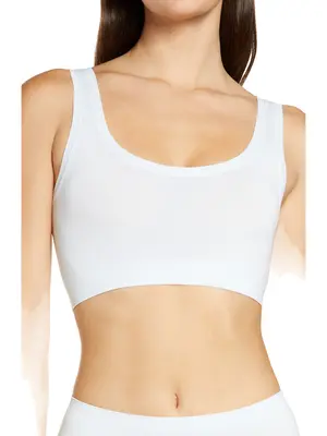 Hanro Touch Feeling Crop Top Celestial Blue
