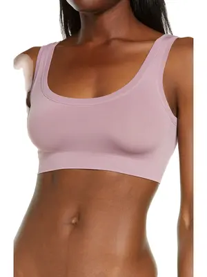 Hanro Touch Feeling Crop Top Dusty Cedar