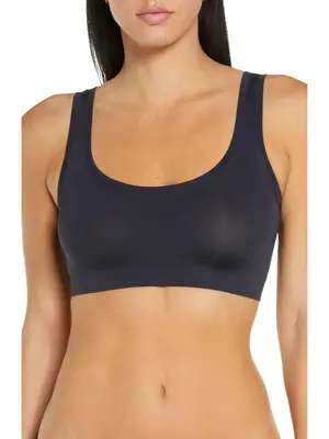 Hanro Touch Feeling Crop Top Midnight