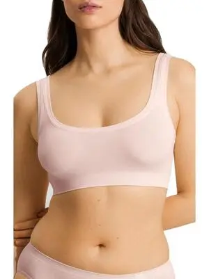 Hanro Touch Feeling Crop Top Rose