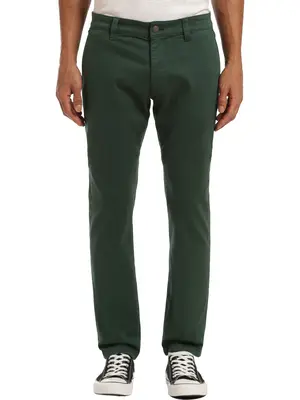MAVI Johnny Slim Fit Twill Chino Pants Leaf Twill