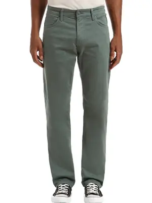 MAVI Mavi Jeans Zach Straight Leg Twill Pants Silver Pine Twill