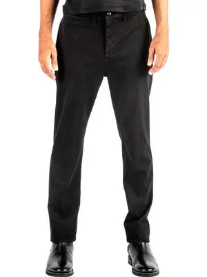 HIROSHI KATO Denit Slim Fit Chinos Black
