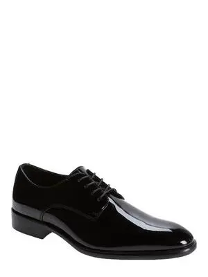 Nordstrom Dax Plain Toe Derby Black Patent
