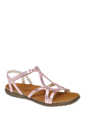Naot Naot Dorith Sandal Pink Mirror Leather