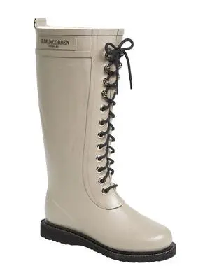 ILSE JACOBSEN Lace-up Rubber Boots - Atmosphere